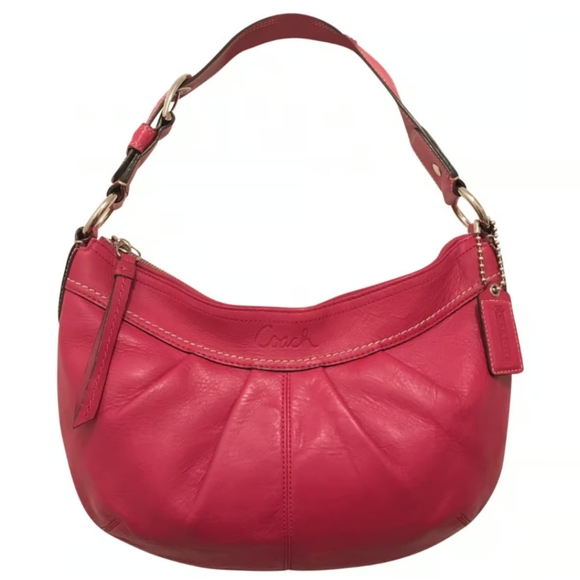 Coach | Bags | Coach Pink Leather Hobo Satchel J973f3730 | Poshmark